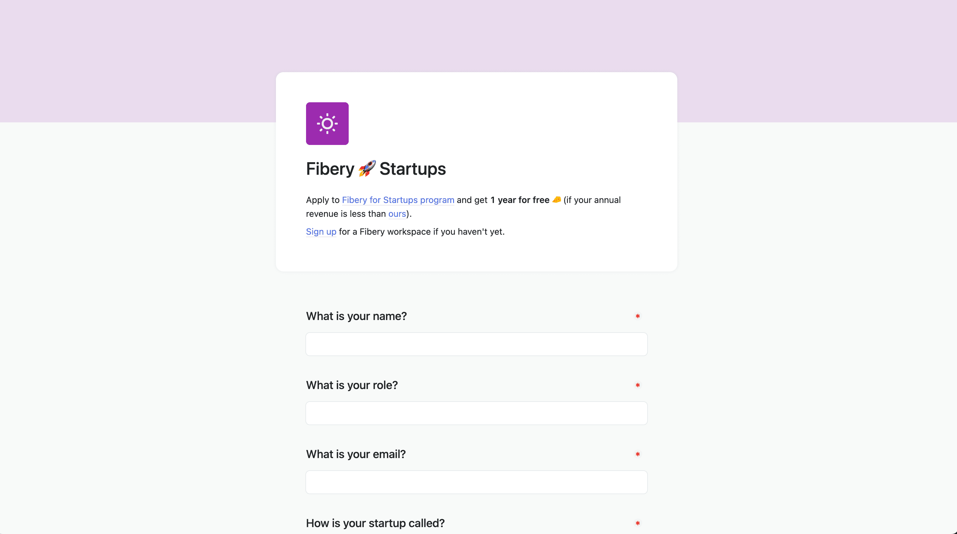 Form View in Fibery