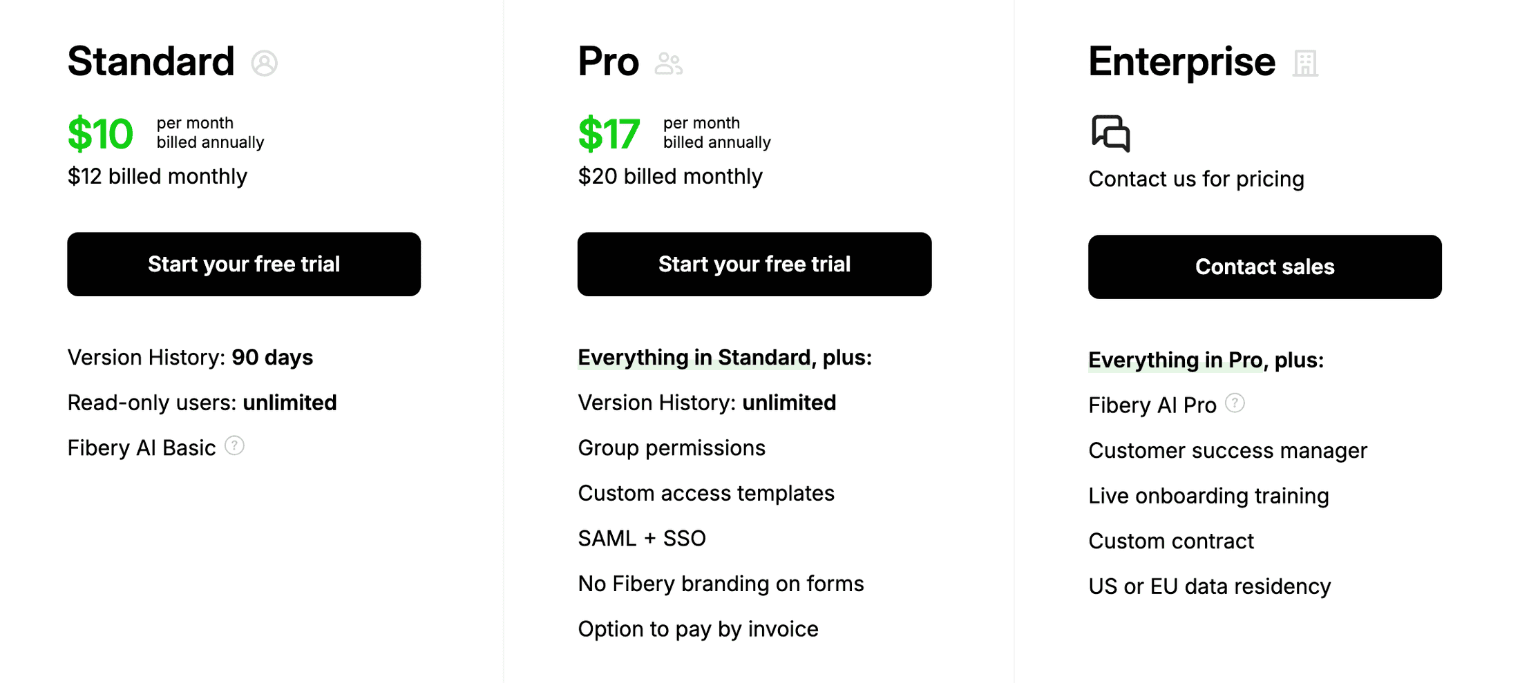 New pricing starting Nov 2024